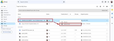 How To Delete Google Docs Sheets For Marketers