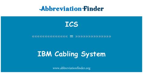 Ics Definición Sistema De Cableado De Ibm Ibm Cabling System