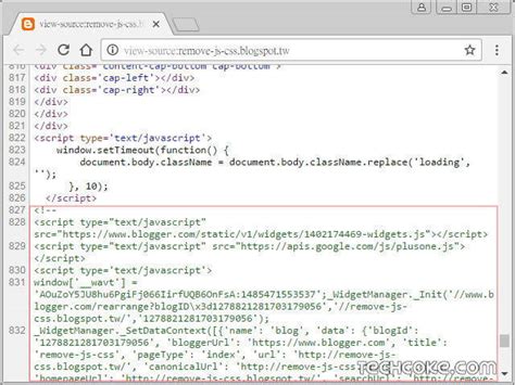 Blogger 如何移除 Pagespeed Insights 禁止轉譯 Javascript、css 資源