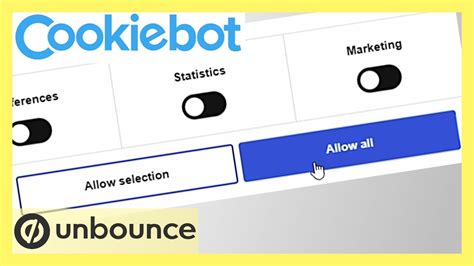 How To Integrate Cookiebot Into Unbounce Youtube