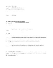 MKTG 3100 Study Guide CH 17 Study Guide Chapter 17 1 Price Is Best
