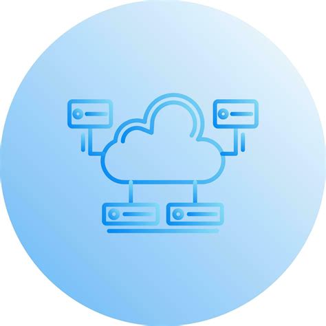 Cloud Database Vector Icon 25030878 Vector Art At Vecteezy
