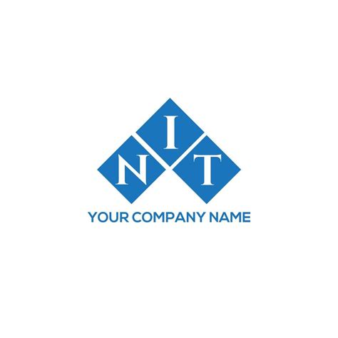 Nit Letter Logo Design On White Background Nit Creative Initials Letter Logo Concept Nit