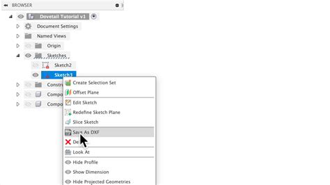 Design A Dovetail Joint In Fusion 360