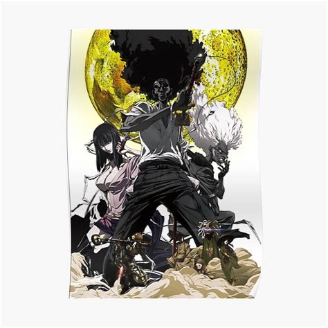 Afro Samurai Poster For Sale By Andzen Redbubble
