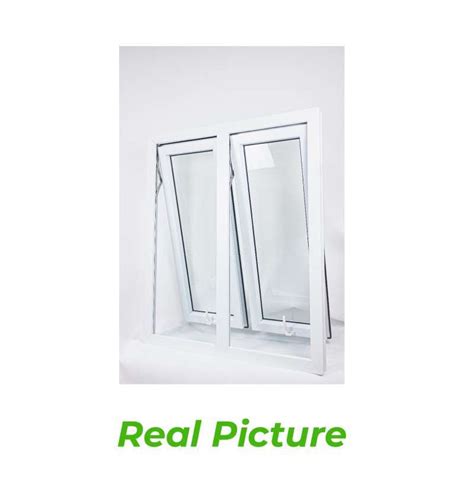 Jual Jendela Double Awning Jungkit Upvc Premium Warna Putih Di Seller