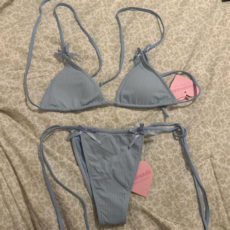 Colorful Natalie Bikini Set New With Tags Size Small Depop Colorful Natalie Bikini Set New With Tags Size Small Depop