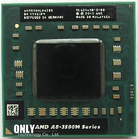 Original AMD A8 Series for Notebooks A8 3550MX AM3550HLX43GX A8 3550MX ...