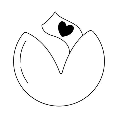 Chinese New Year Icon Lineart Black White Ready To Color Cute Icon Set