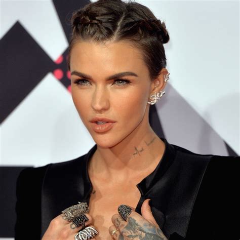 Ruby Rose Showed Us The Perfect Fancy Hairstyle For Short Hair Via Brit