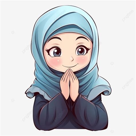 Personaje Hijab Reza Ilustración Png Hiyab Personaje Expresión Png