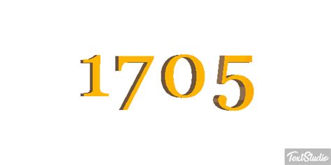 1705 Number Animated  Logo Designs