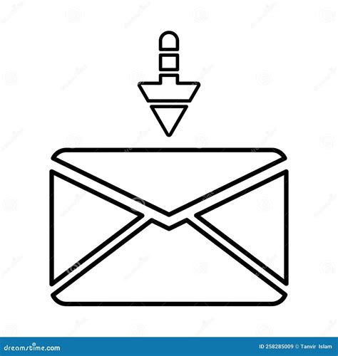 Incoming Mail Icon Stock Vector Illustration Of Sign 258285009