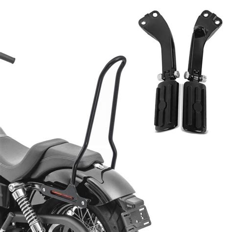 Set Sissybar Kompatibel Mit Harley Davidson Dyna Street Bob Low