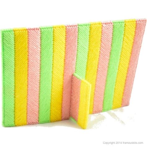 Plastic Canvas Kit Complete Diy Craft Frame