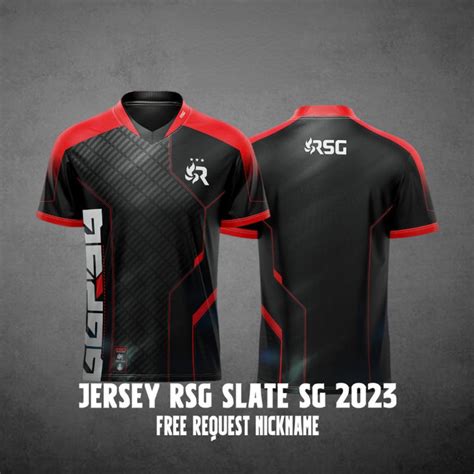 Jersey RSG SLATE SG NEW 2023 Free Custom Nickname Lazada Co Th
