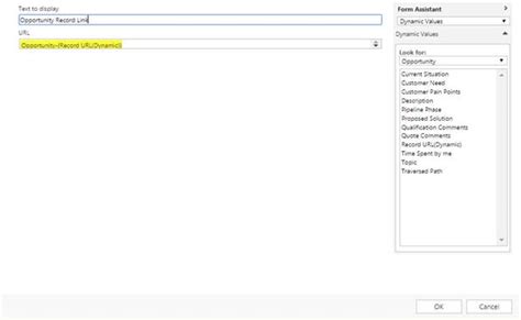 {quick tip} add record hyperlink with text in send email via workflow in dynamics crm