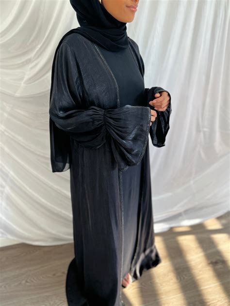 Aida 3 Piece Abayah Set Black Chic Abayahs