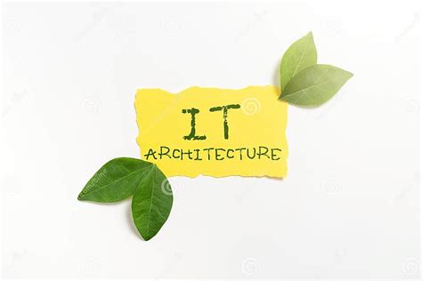 Conceptual Display It Architecturearchitecture Is Applied To The Process Of Overall Structure