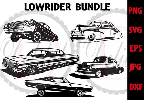 Lowrider Bundle Svg • Lowrider Svg • Lowrider Car Svg • Eps • Svg • Png
