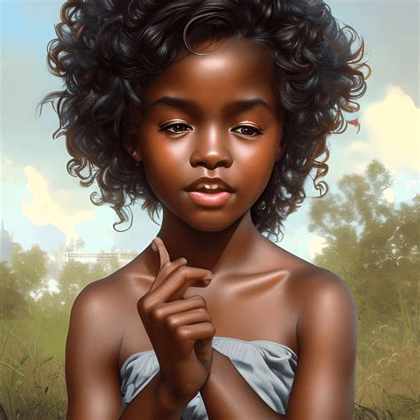 Artgerms Dark Melanin Girl · Creative Fabrica