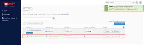 Hướng dẫn Addon Domain Sub Domain trên hosting cPanel