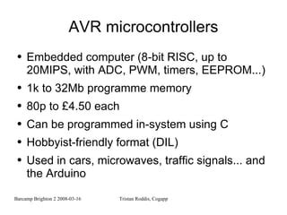 Introduction To Programming AVR Microcontrollers ODP