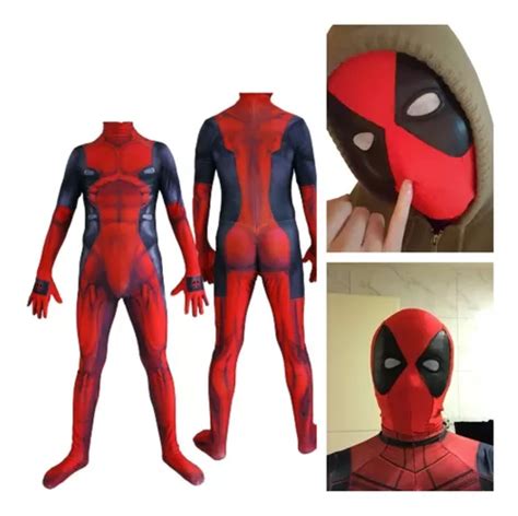 Traje De Deadpool Cosplay Disfraz Para Jóvenes Y Adultos Hombre