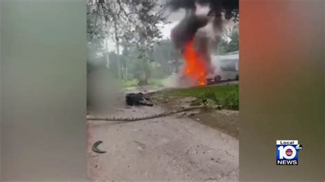 Third Person Dies As Result Of Fiery Biscayne Park Crash