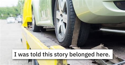 She Tried To Save” A Parking Spot For A Friend So He Got The Tow
