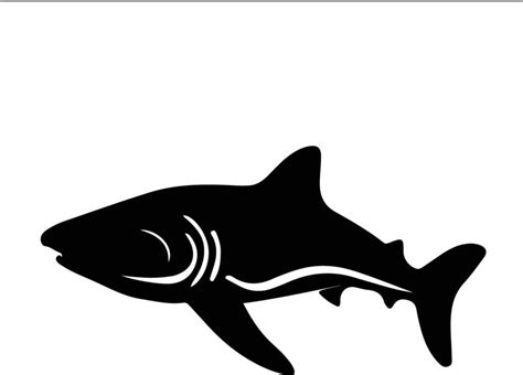 Shark Silhouette Wallpaper Vector Art Icons And Graphics For Free