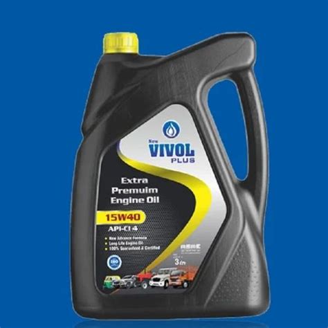 15w40 New Vivol Plus Extra Premuim Engine Oil Can Of 3 Litre At Rs 300