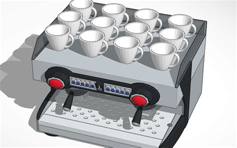 3d Design Coffee Machine Tinkercad