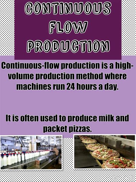 Continuous Flow Production Explained Hygienic Food Nutrition Recipes Food Technology