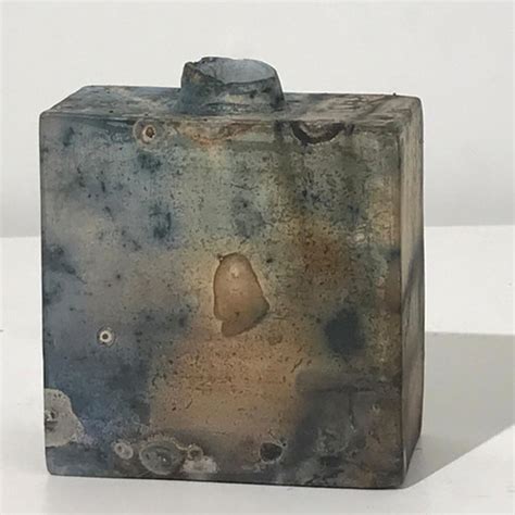 Bottle Square Saggar Fired By Sandra Mclintock Eden Gallery