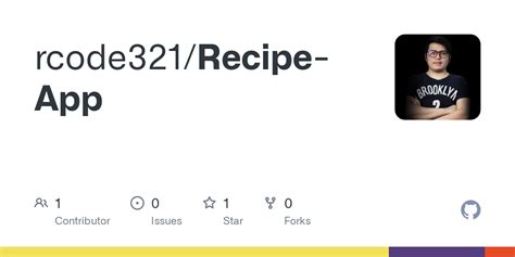 GitHub Rcode Recipe App