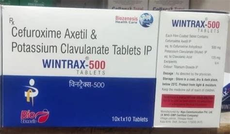 Wintrax 500 Tab Packaging Size 10 1 10 500 125 Mg At Best Price In