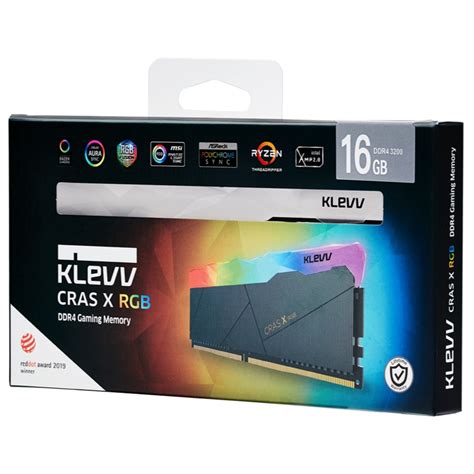 Klevv CRAS X RGB 16GB 1x16GB DDR4 Gaming RAM 3200MHz E Retail