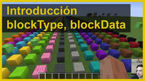 blocktype y blockdata en minecraft con python youtube