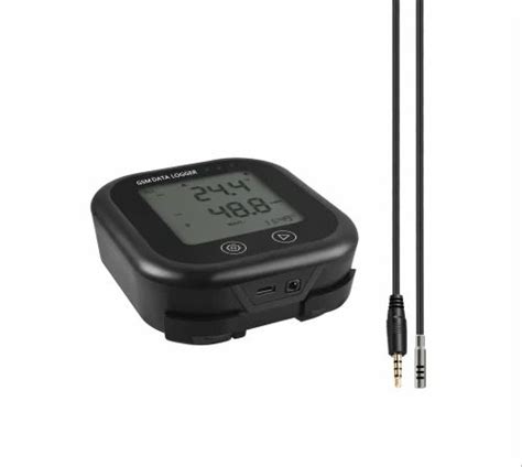 Gsm E Sms Alarm Temperature Humidity Data Logger With External Probe At Unit