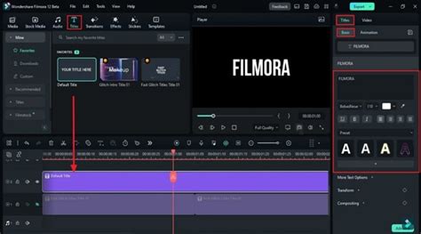 Tutoriel Glitch Intro Filmora épique