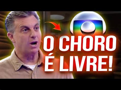 LUCIANO HUCK PASSOU VERGONHA AO VIVO NA TV GLOBO POR CAUSA DE ATOR