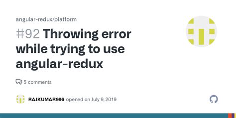 Throwing Error While Trying To Use Angular Redux Issue 92 Angular