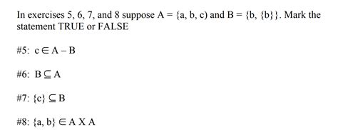 Solved In Exercises 567 And 8 Suppose A Abc And