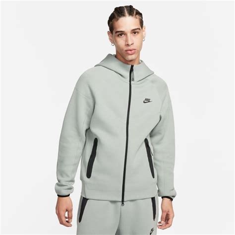 Nike Hoodie Nsw Tech Fleece 24 Fz Groenzwart Unisportstorenl