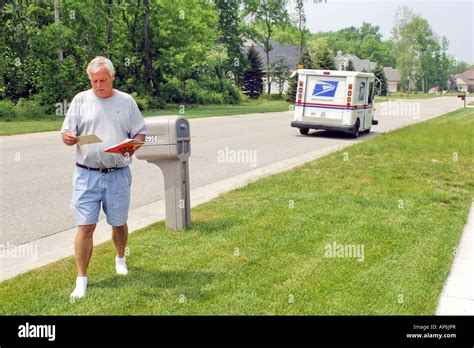 Postman Sorting Mail Hi Res Stock Photography And Images Alamy