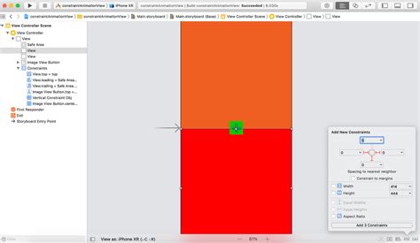 Ios Animations With Nslayoutconstraint In Swift 4 And Xcode 10 By