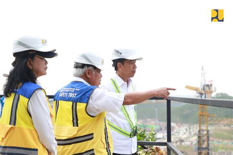 Progress Fisik Capai 38 Menteri Basuki Dampingi Presiden Jokowi