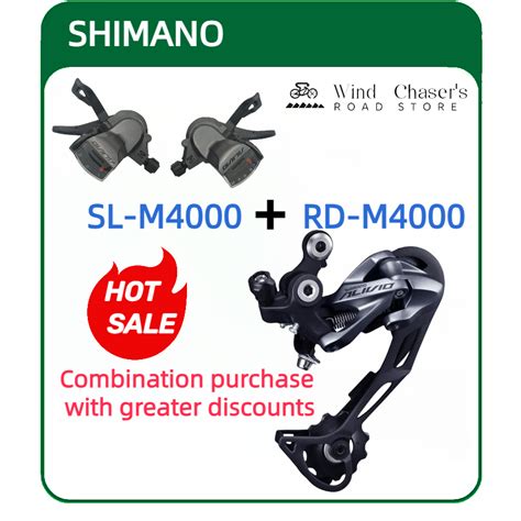 FSS Ready Shimano Bike Parts RD M4000 9 Speed Accessories MTB Rear