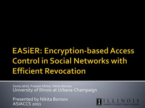 Ppt Easier Encryption Based Access Control In Social Networks With